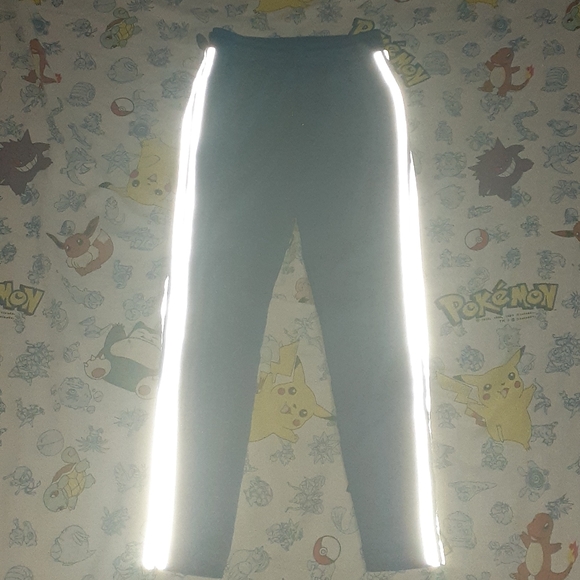 adidas | Pants & Jumpsuits | Adidas Reflective 3 Stripe Running Track ...